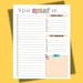 Printable Nurse to Do List, Nurse Notes Template, Medsurg Nurse ...