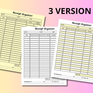 Receipt Organizers: Expense Envelope & Receipt Keeper That Lets You ...