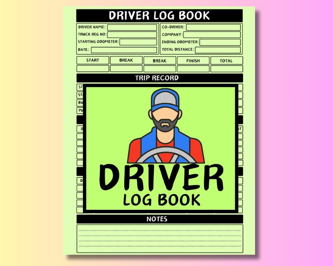 Driver Log Book: Daily & Maintenance Record (PDF) - Etsy Australia