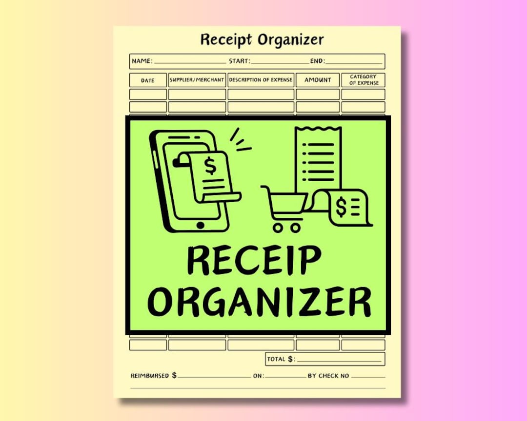 Receipt Organizers: Expense Envelope & Receipt Keeper That Lets You ...