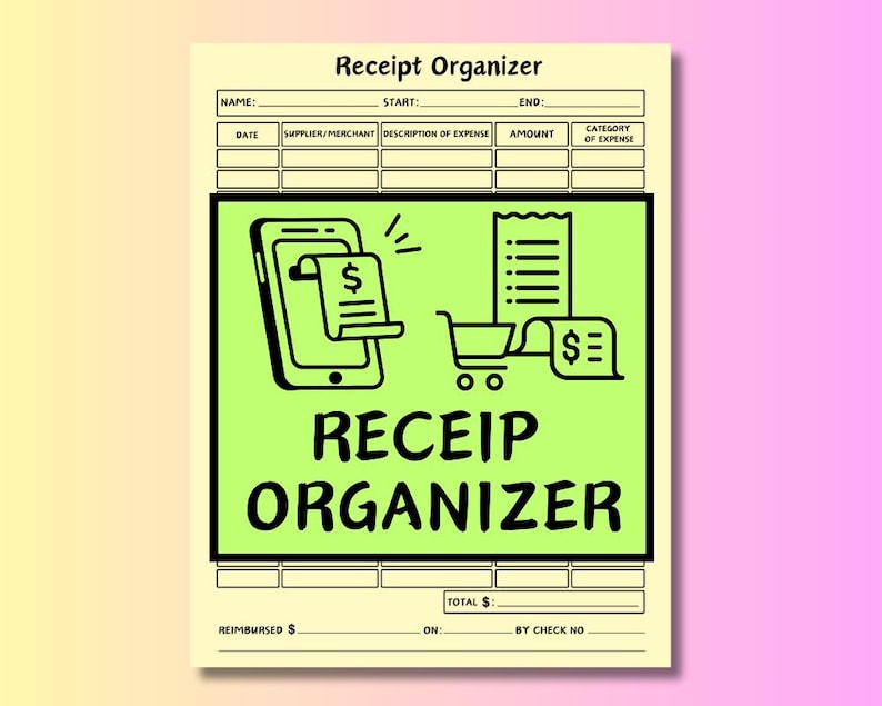 Receipt Organizers: Expense Envelope & Receipt Keeper That Lets You ...