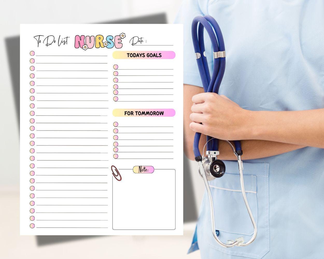 Printable Nurse to Do List, Nurse Notes Template, Medsurg Nurse ...
