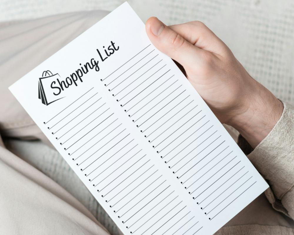 Printable Shopping List Printable Shopping Checklist Shopping List ...
