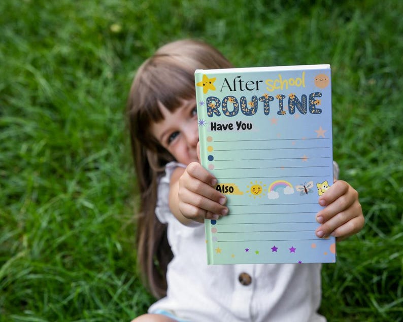 After School Routine Printable Schoolday Rules Chart Reusable Daily ...