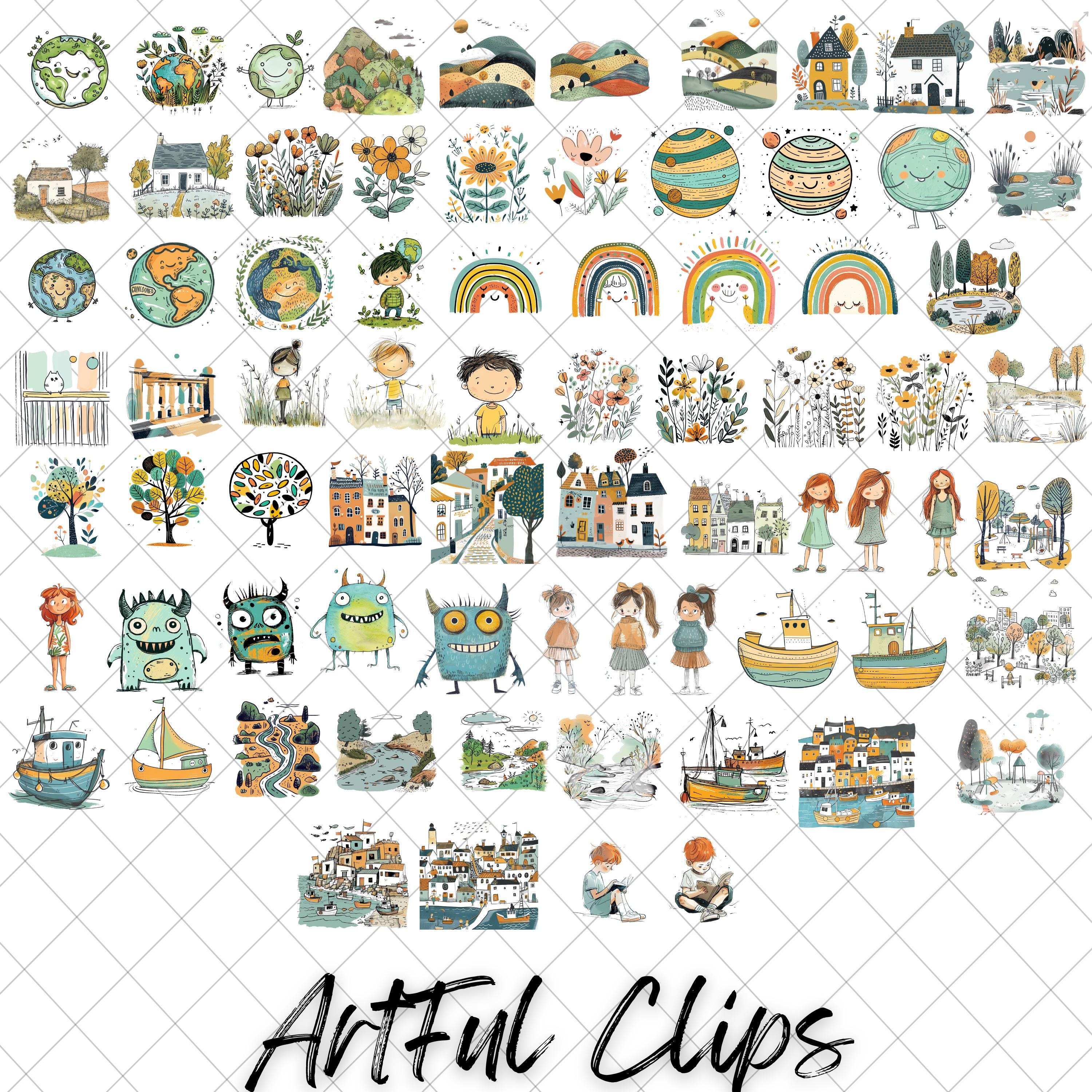 184 Childrens Book Illustration, Story Book Clipart, Illustrated ...