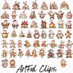 173 Christmas Clipart, Santa Claus Png, New Year Clipart, Christmas ...