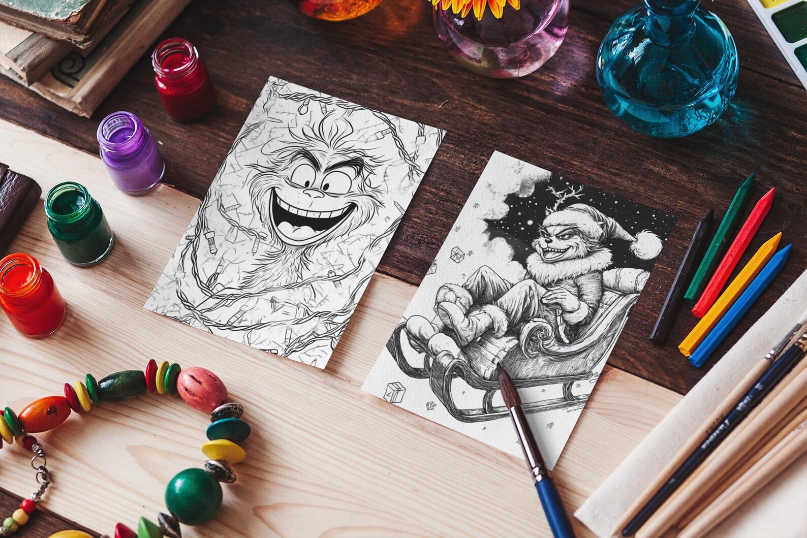 21 Grinch Coloring Page, Grinch Christmas Coloring, Stress Relief ...