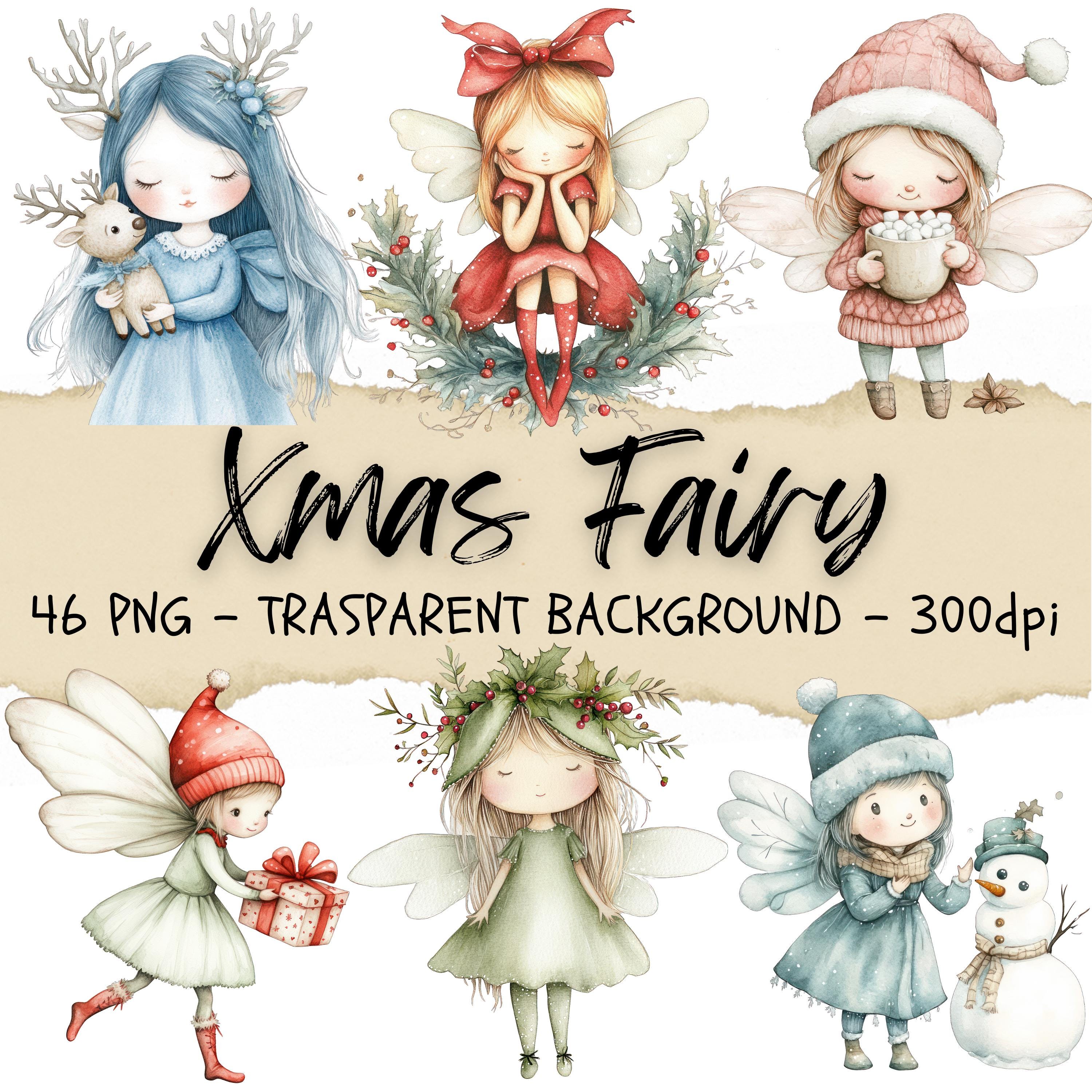 46 Christmas Fairy, Winter Wonderland, Fairy Lights, Christmas Clipart ...