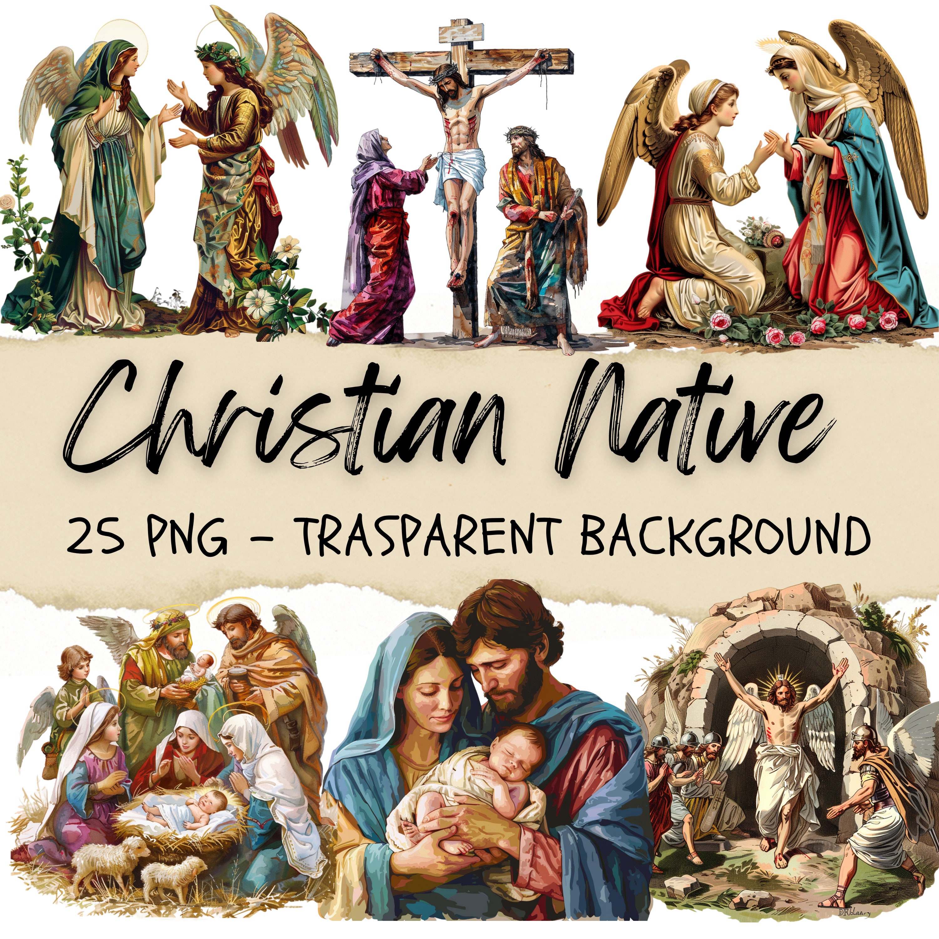 25 Christian Religion Png, Native Scene Clipart, Christian Artwork ...