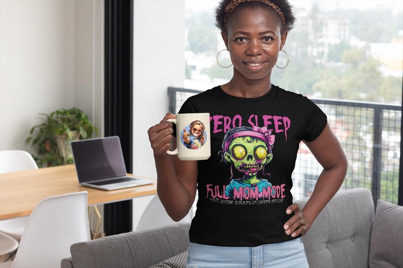 Creepy Mom, Zombie Mom, Dark Monster Png, Tired Mother, Gift for Her ...