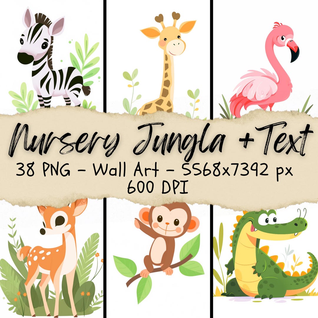 38 Safari Animals Printable, Safari Nursery Ideas, Jungle Animals Print ...