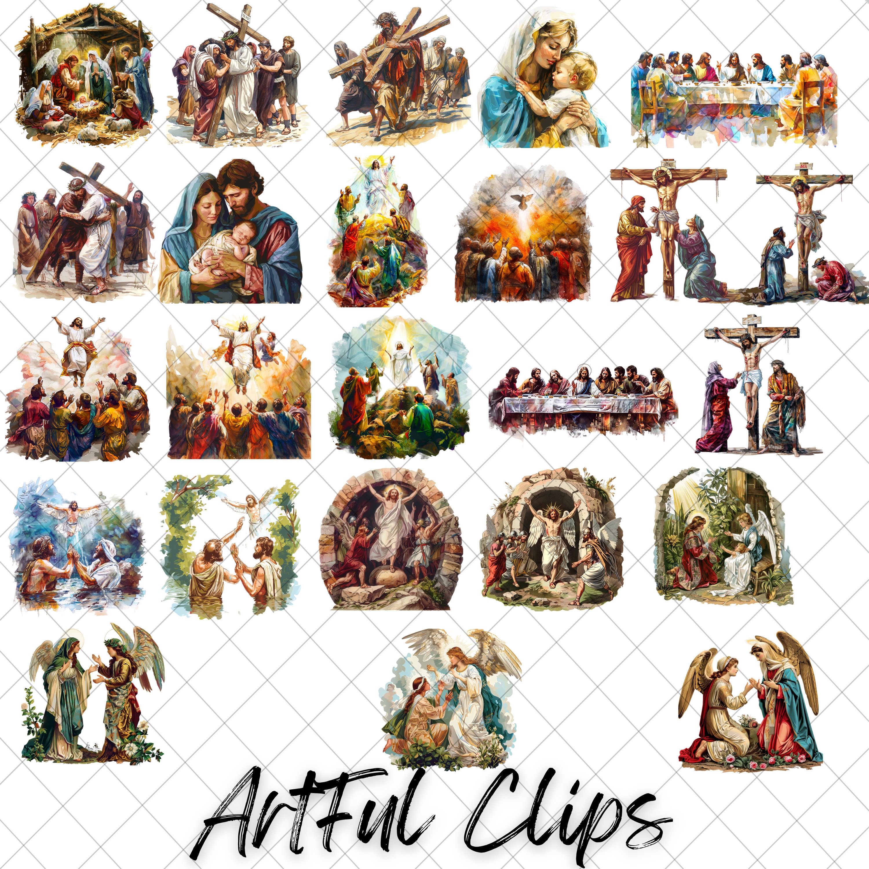 25 Christian Religion Png, Native Scene Clipart, Christian Artwork ...