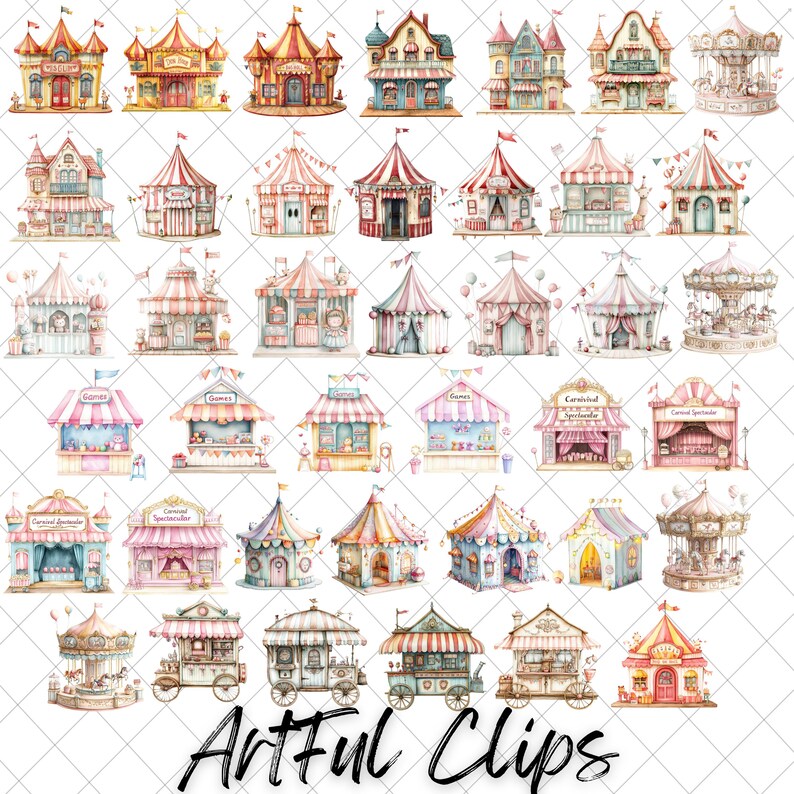 40 Circus House Doll Clipart, Circus Performers Clipart Clipart, Dolls ...