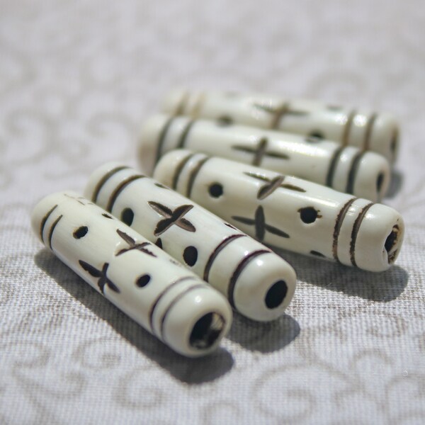 Indian Bone Beads - Etsy