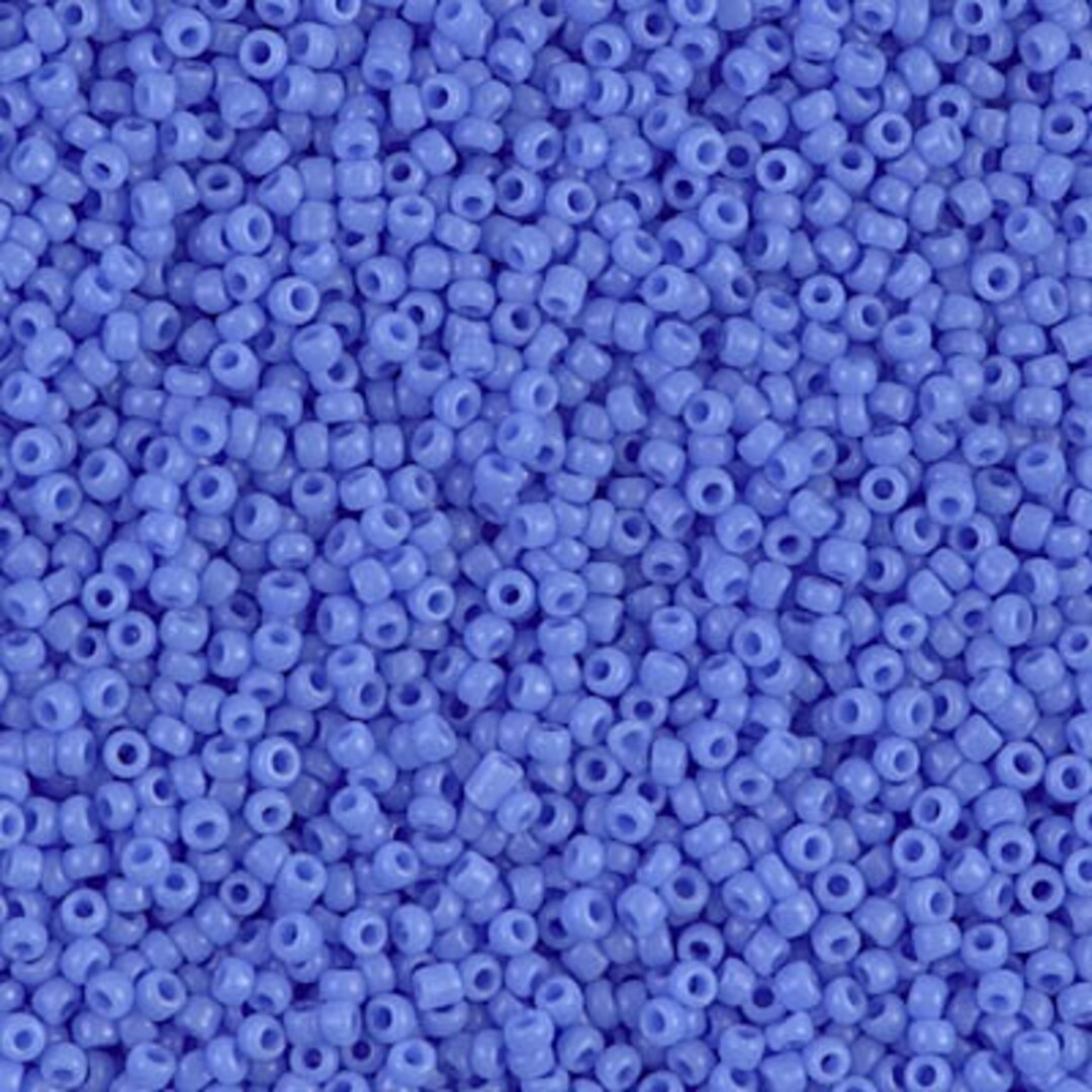 15/0 Op Periwinkle Miyuki Seed Bead, 10 Gram Bag, Color # 15-417L - Etsy