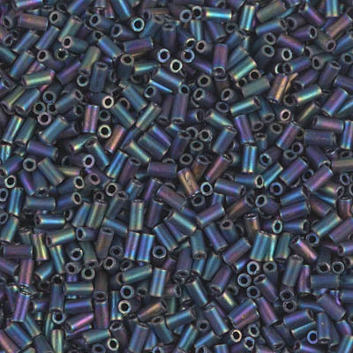 3mm Matte Black AB Miyuki Bugle, 10-gram Bag, BGL1-401FR - Etsy