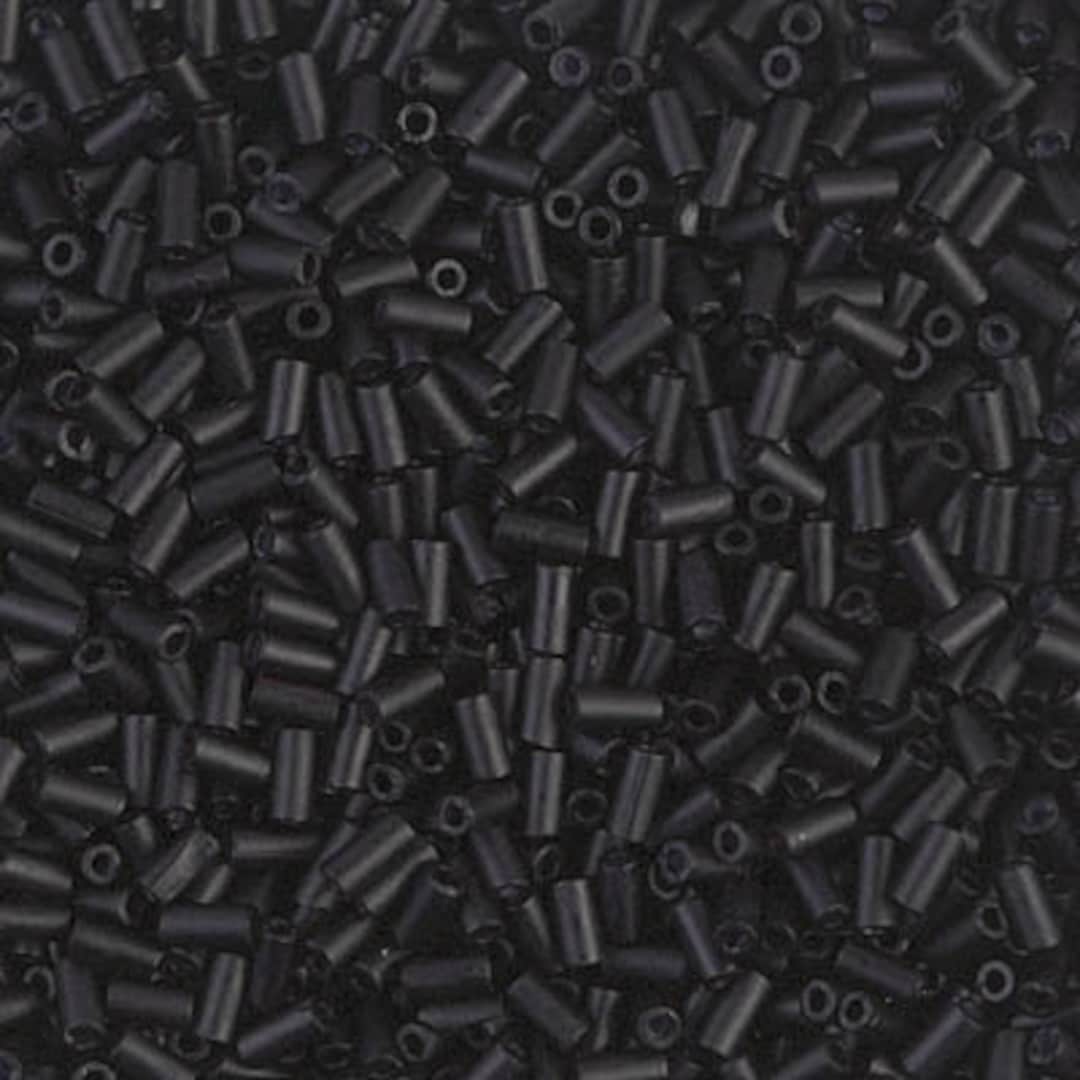 3mm Matte Black Miyuki Bugle, 10-gram Bag, BGL1-401F. - Etsy