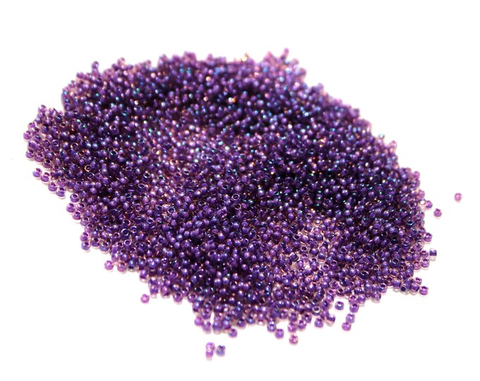 15/0 Rainbow Rosaline/op Purple Toho Seed Bead, 10 Gram Bag, Color TR ...