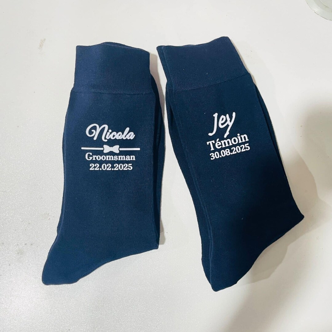 Personalized Letters Socks for Men, Custom Name on Soft Cotton Socks ...