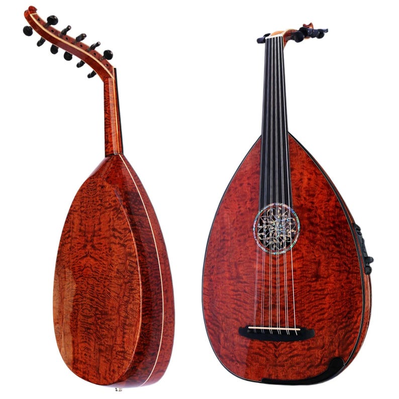 Special Left Handed Electric Turkish Oud UNQ-20EL by Miras - Etsy