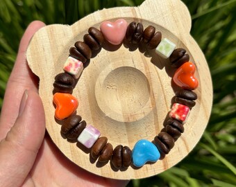 Coffee Bean Bracelet - Etsy