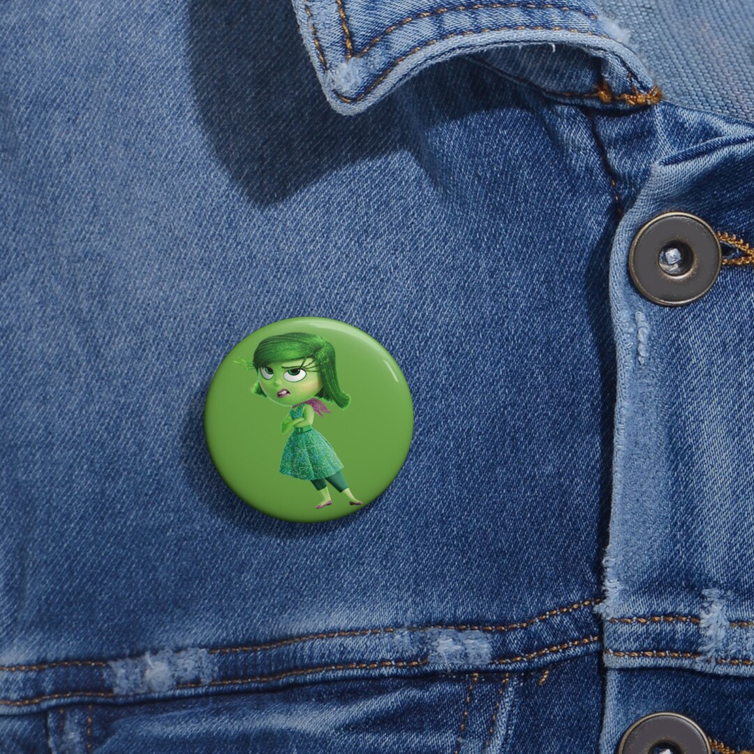 NSIDE OUT 2 - Disgusto - Disgust - Custom Pin Buttons - Etsy