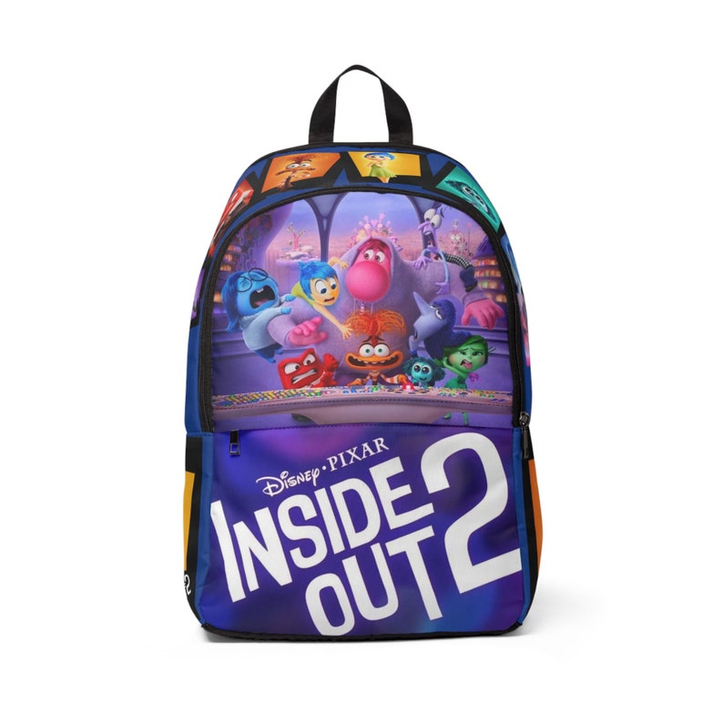 INSIDE OUT 2 - Joy - ANXIETY - School - Fabric Backpack - Etsy Australia