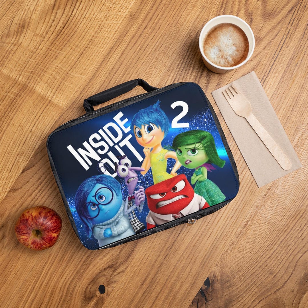 INSIDE OUT 2 Joy Sadness Lunch Bag Children - Etsy