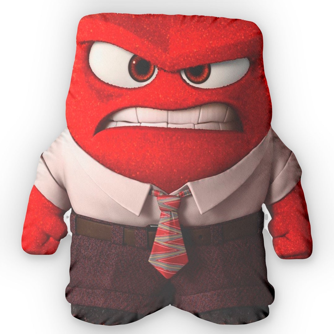 RABBIA - ANGER - Inside Out - Custom Shaped Pillows - Etsy