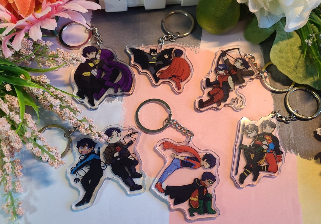 DC Comics Duo 2.5" Charms - Etsy