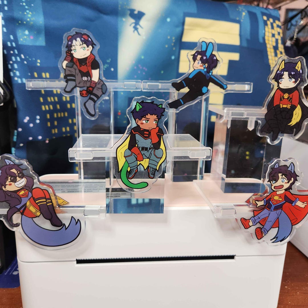 DC Comics 3.5" Sideways Standees - Etsy