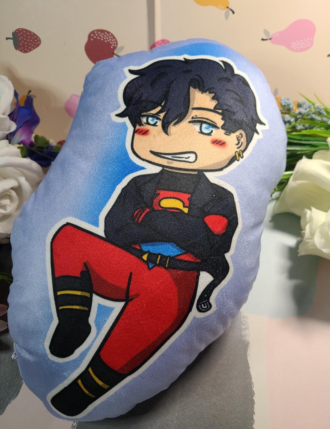 Superboy 8" Pillow - Etsy