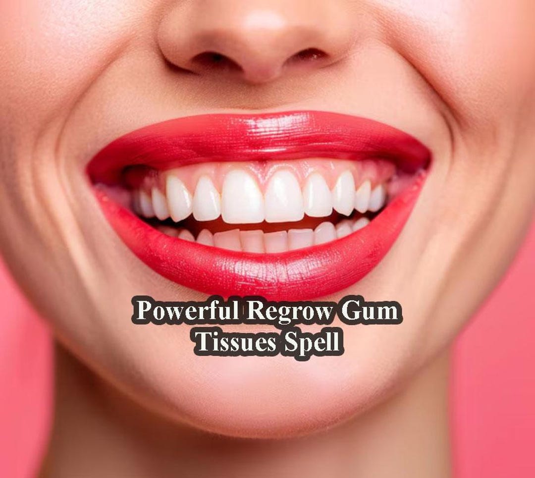 Powerful Regrow Gum Tissues Cure Gum Disease Gum Recession Problem ...