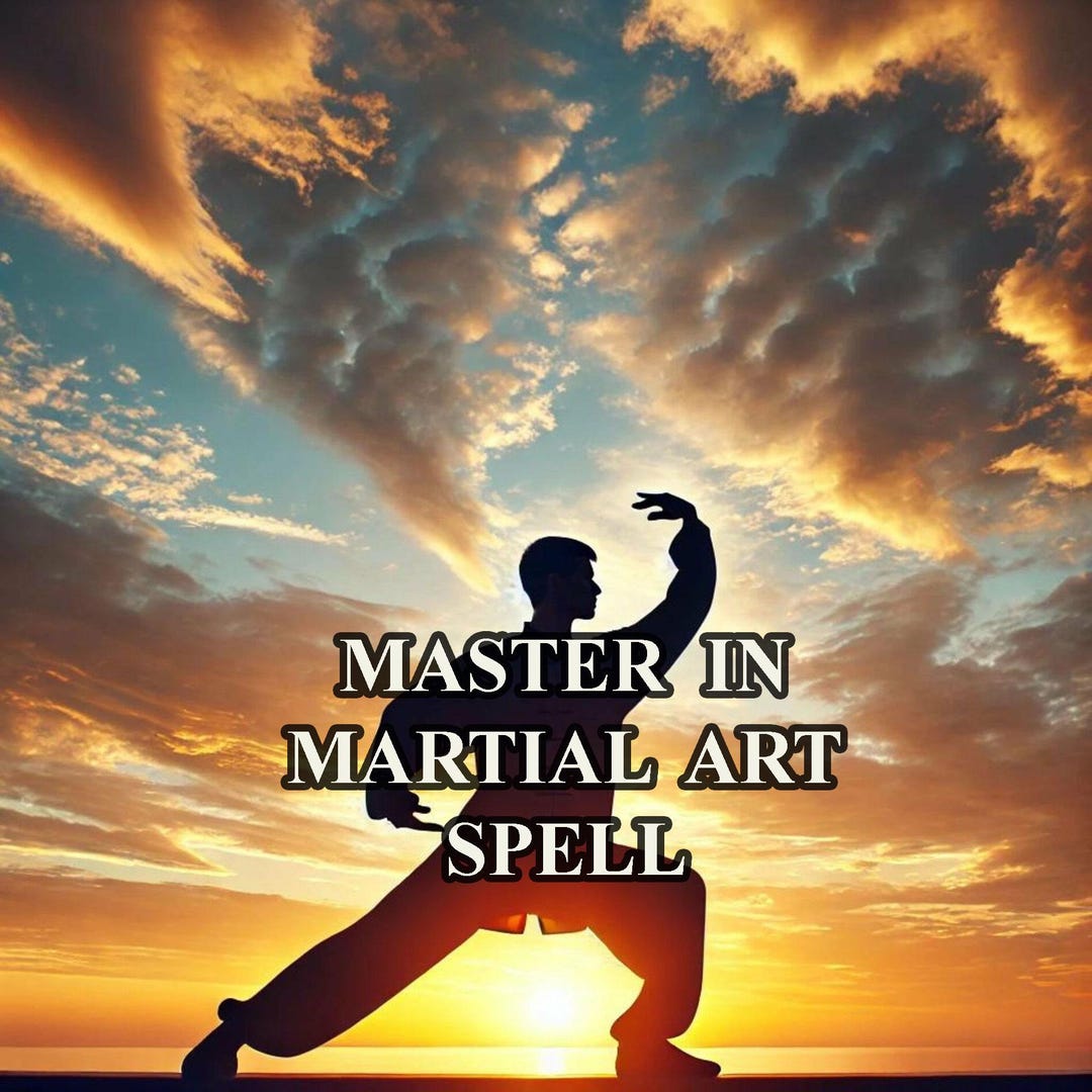 Master Martial Arts Spell, Kung Fu Power Spell, Natural Fighting Skills ...