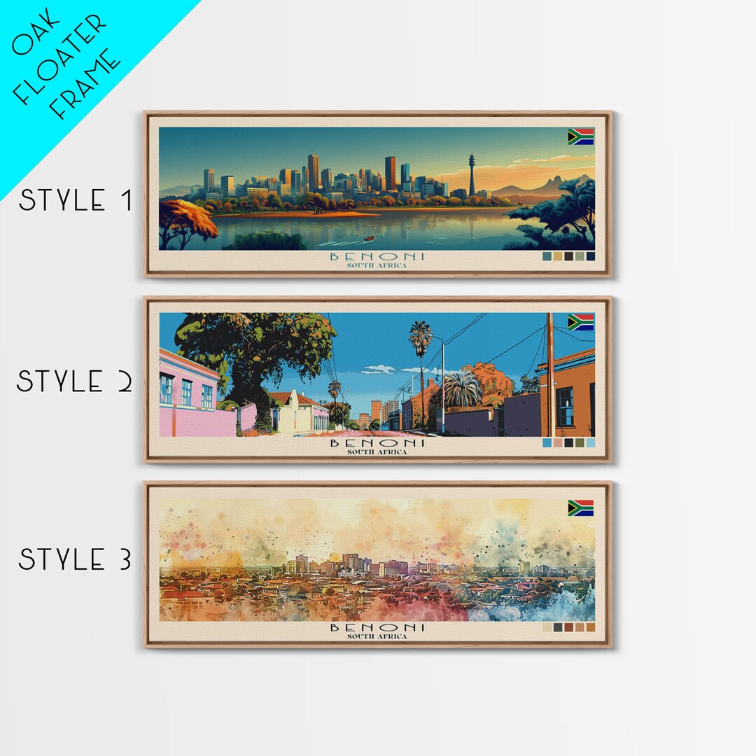 Benoni, South Africa Panoramic Canvas Print, Benoni, South Africa ...