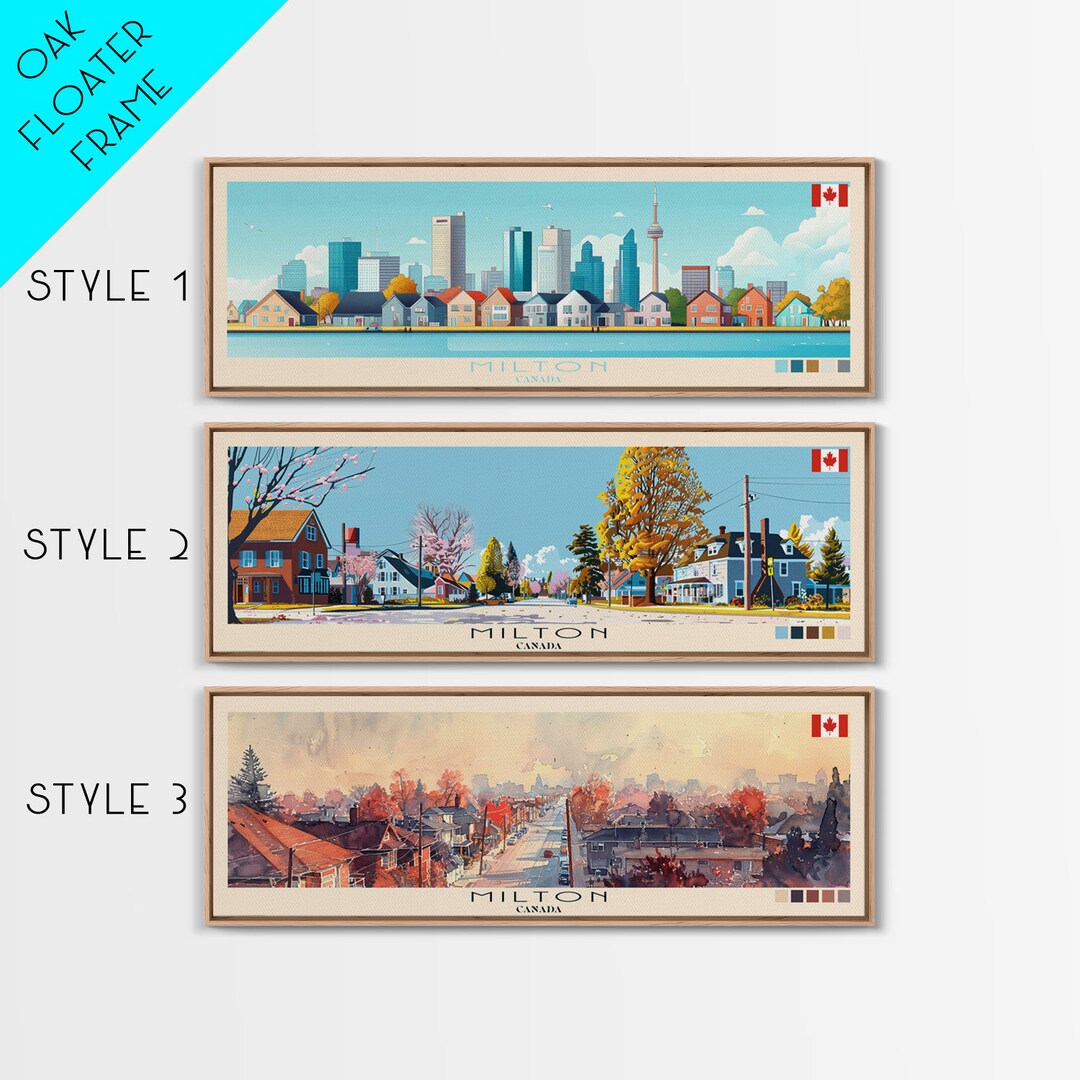 Canada Travel Poster: Panoramic Landscape Print (canvas or Framed) - Etsy