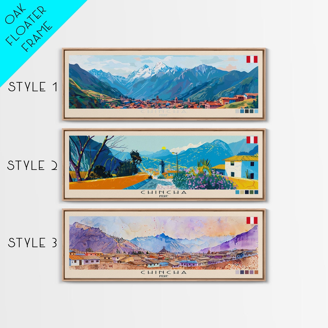 Peru Canvas Art Print: Chincha Landscape - Travel Wall Decor - Etsy