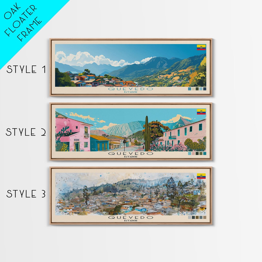 Quevedo Ecuador Canvas Print: Panoramic Travel Art - Etsy