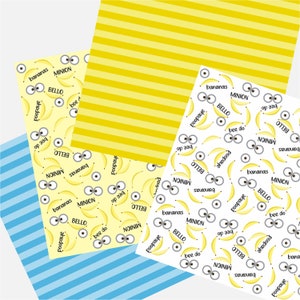 Minions Inspired Digital Papers, Minions Background, Minions Patterns ...