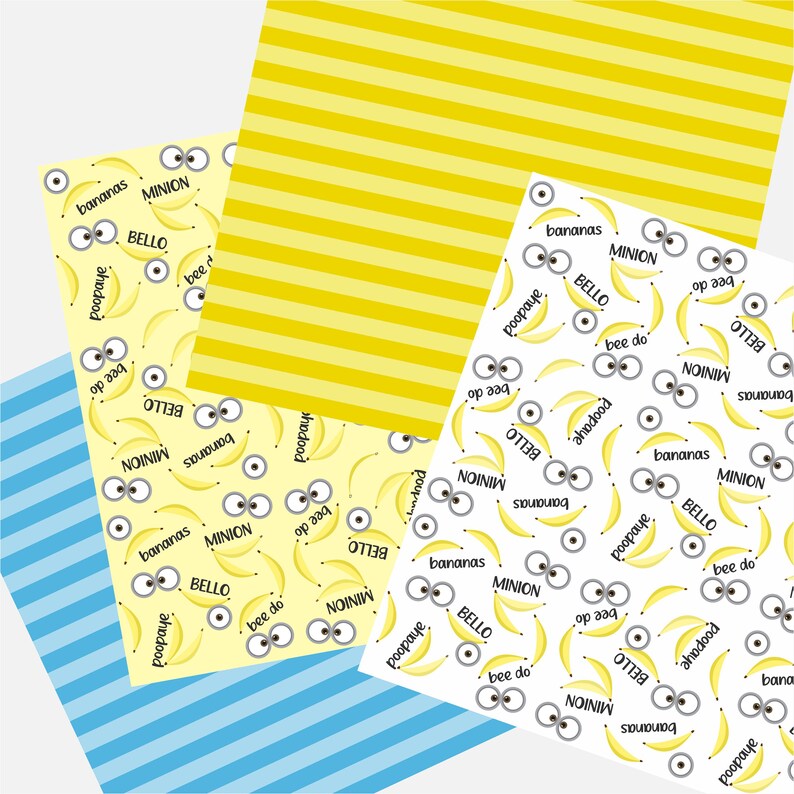 Minions Inspired Digital Papers, Minions Background, Minions Patterns ...