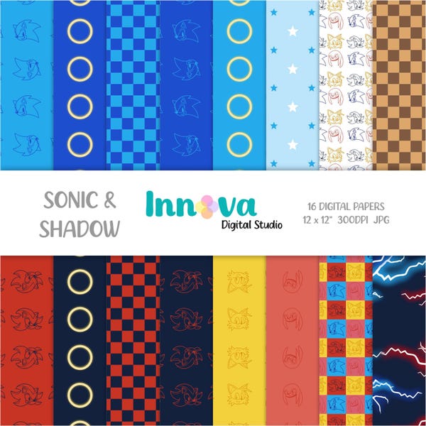 Sonic Background Wall - Etsy