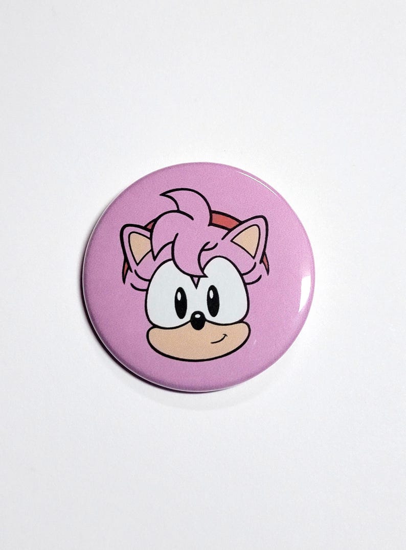 Sonic the Hedgehog 2.25" Pinback Buttons: Sega Game, Knuckles, Tails ...