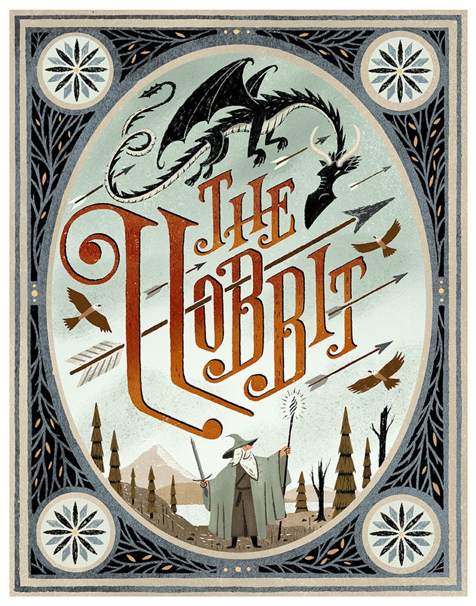 The Hobbit Art Print - Etsy