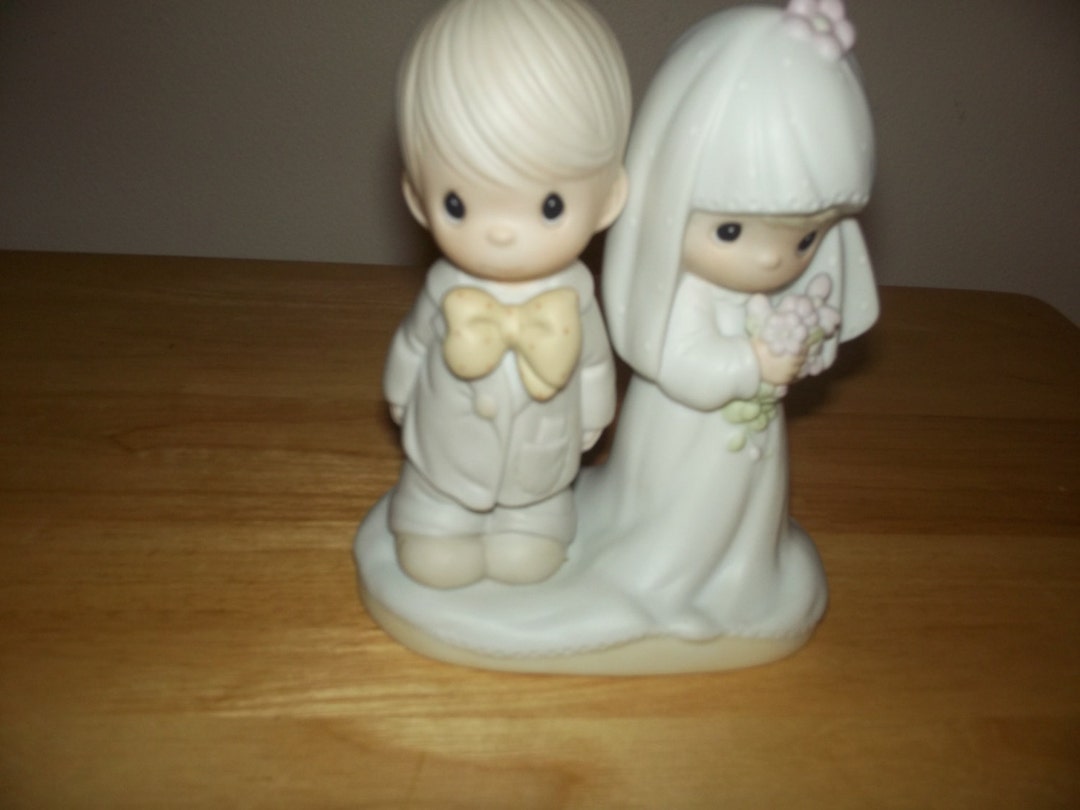 Precious Moments Bride and Groom/ Free Shipping - Etsy