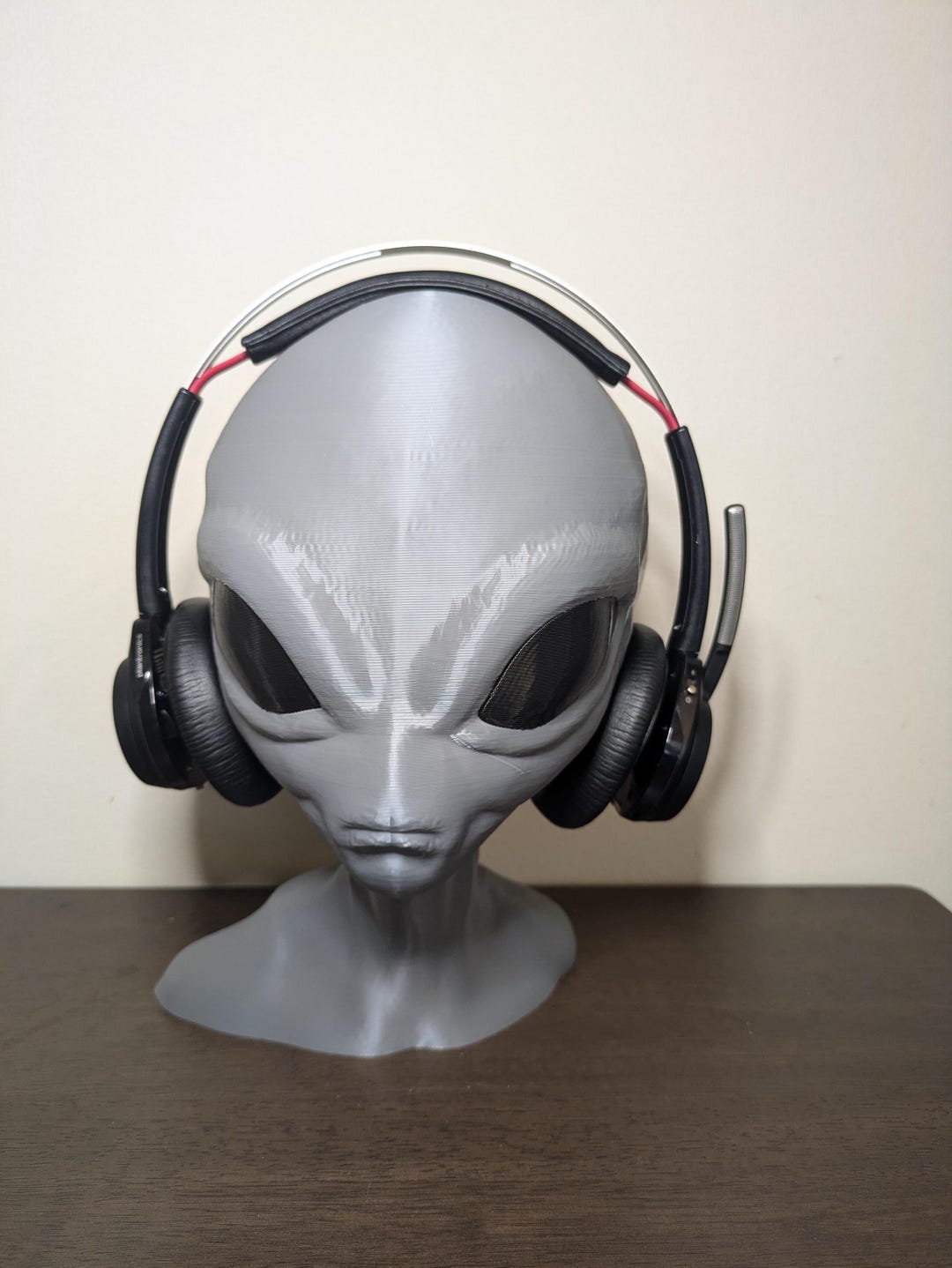 CUSTOM Alien Head Bust Headset Holder Gamer Gift Game Room Decor - Etsy