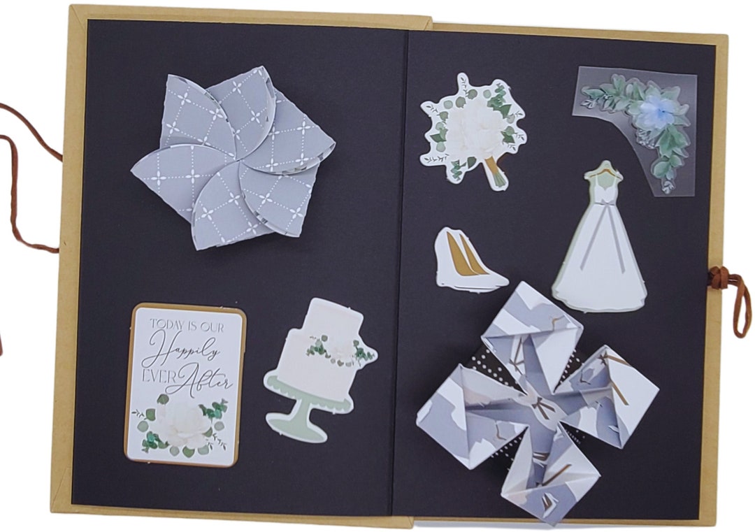 DIY Wedding Scrapbook Kit: Interactive Expandable Memory Book - Etsy