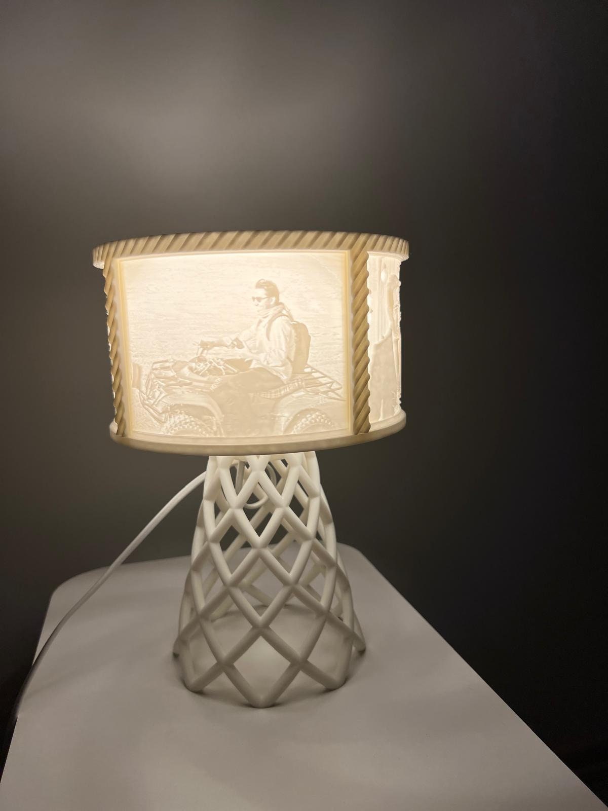 Litophane Lampshade Digital Download STL and Blender Files for 3D ...