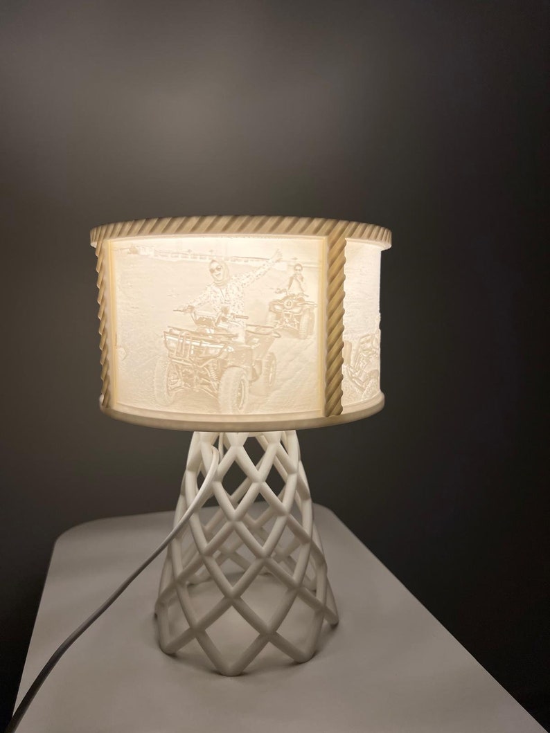 Litophane Lampshade Digital Download STL and Blender Files for 3D ...