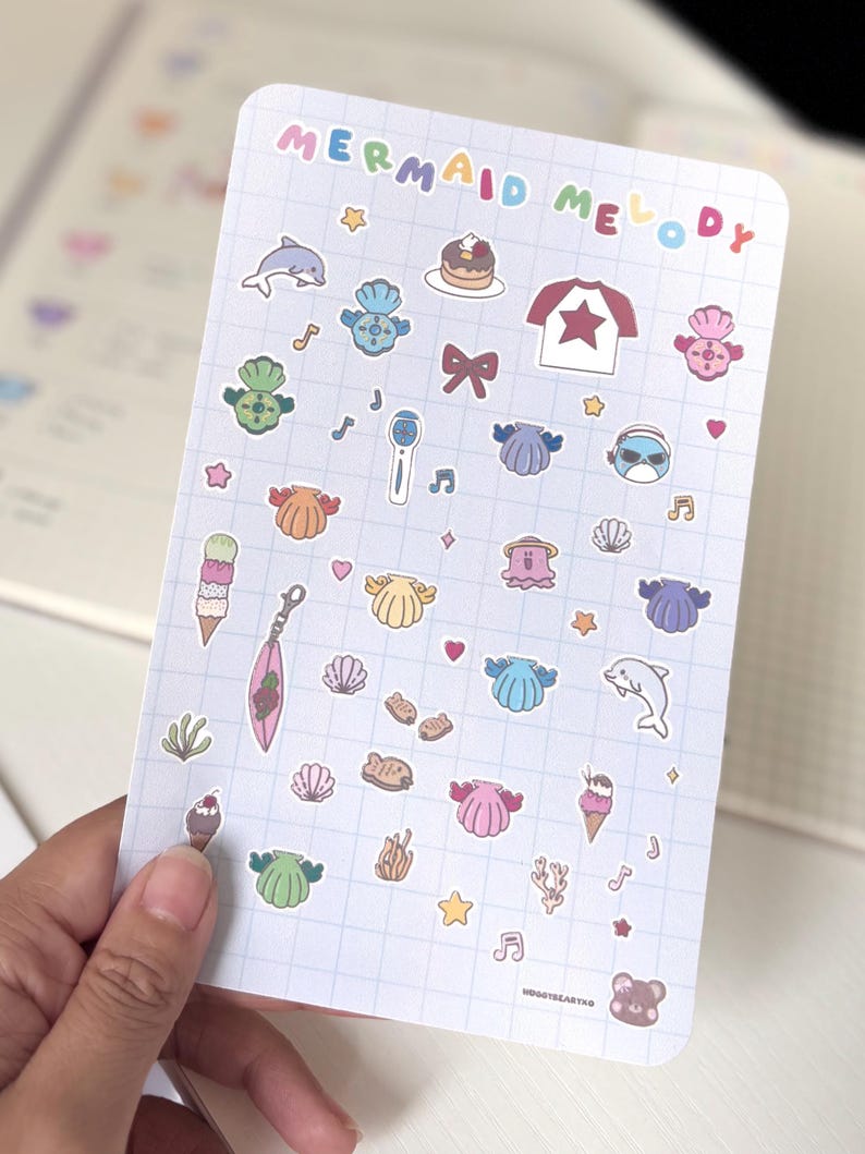 Mermaid Melody Pichi Pichi Pitch Stickers Sheet | Shoujo Manga Sticker ...