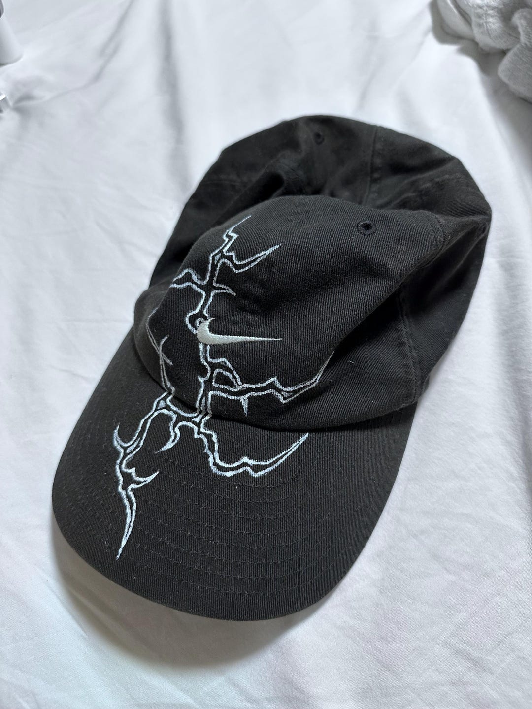 My Nike Cybersigilism Hat, Gothic Cap, Gothic Snapback, Tribal Cap ...